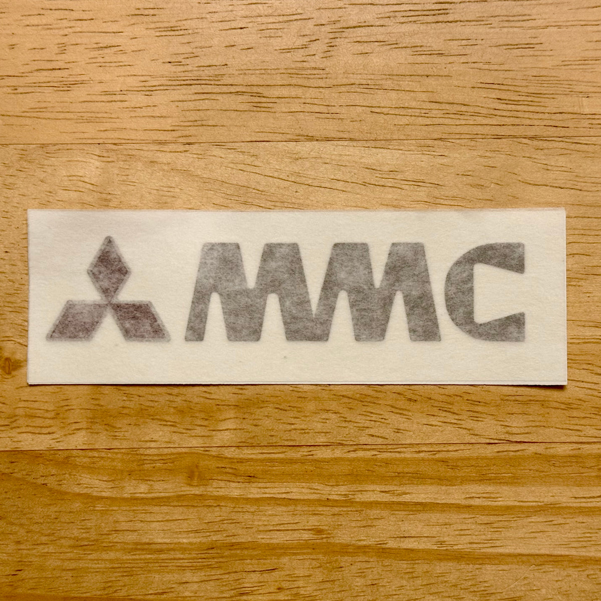 JDM Mitsubishi Motors Corporation (MMC) Decal - Metallic Gunmetal ...